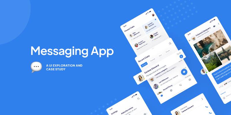 Messaging App UI Figma | UI4Free