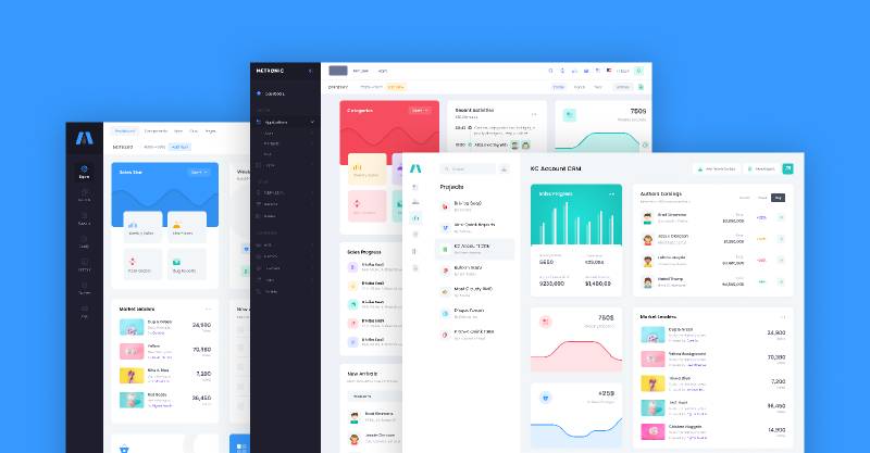 Metronic8 Admin Dashboard Figma Template | UI4Free