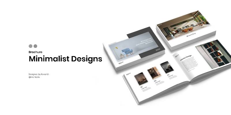 Minimalist Design Brochure Figma Template Ui4free