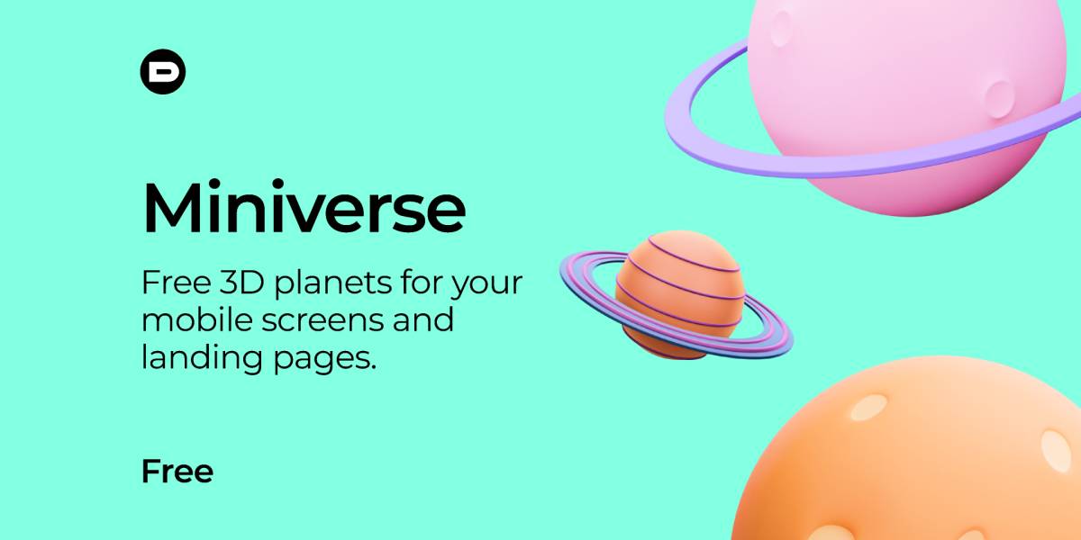Miniverse 3D illustrations Figma Template - Ui4free.com