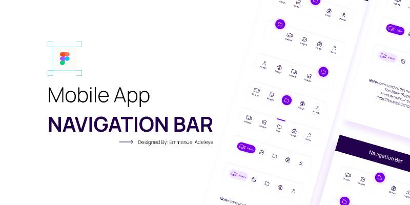 Mobile App Navigation Pack. | UI4Free