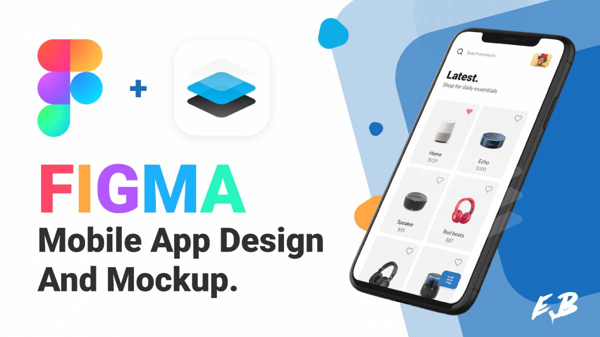 Mobile Shopping Mockup Figma Template | UI4Free