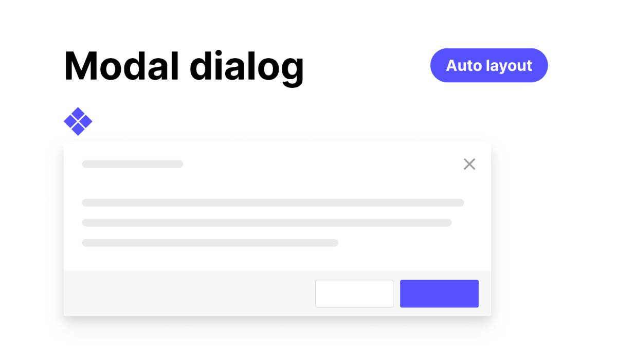 Modal dialog (Auto-layout) Figma Ui Kit | UI4Free Modal dialog (Auto-layout) Figma Ui Kit | UI4Free