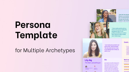 Figma Freebie Persona Templates Collections - Ui4free.com