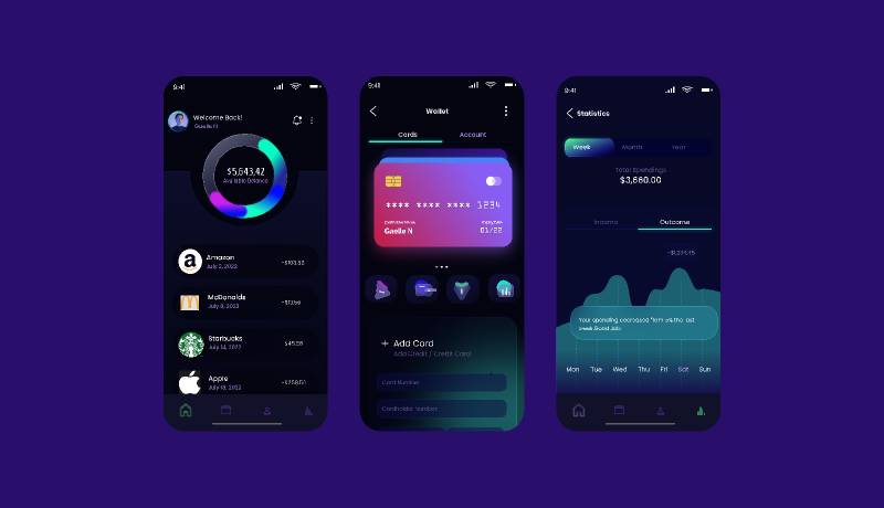 My Wallet Figma Mobile Template | UI4Free