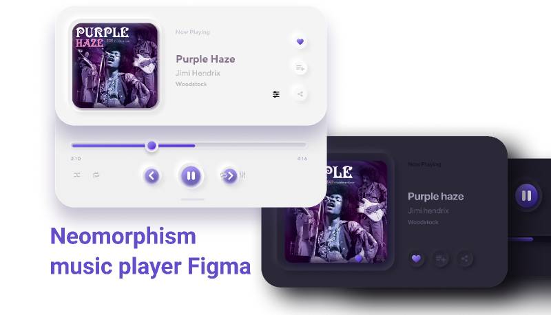 Music-player UI Kits - Free Download on UI4Free