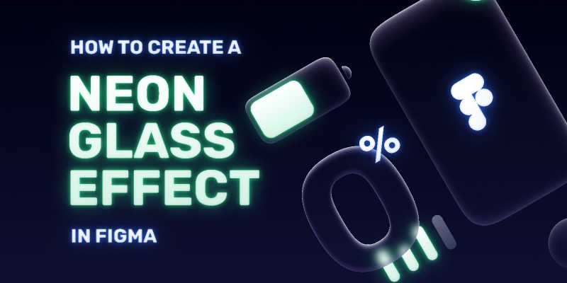 Neon Glass Effect Tutotial figma - Ui4free.com