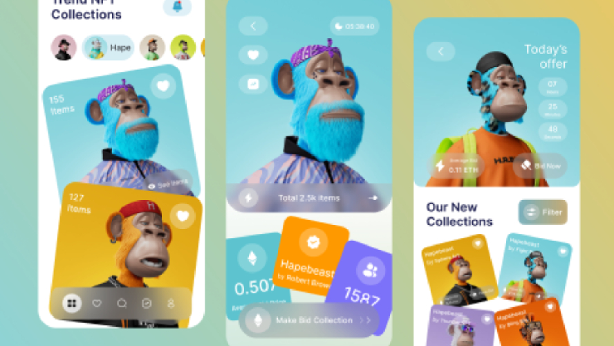 AREA – AR city guide & UI kit Figma Free Download - Ui4free.com