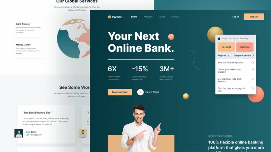 Figma App Launching Landing Page - Ui4free.com