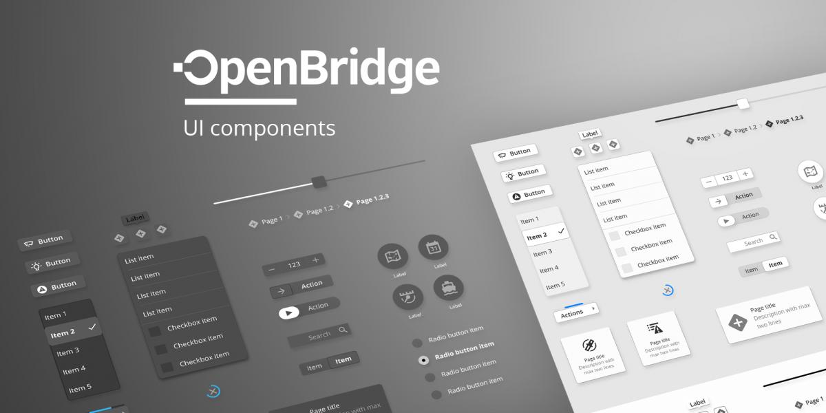 OpenBridge UI Components Figma | UI4Free