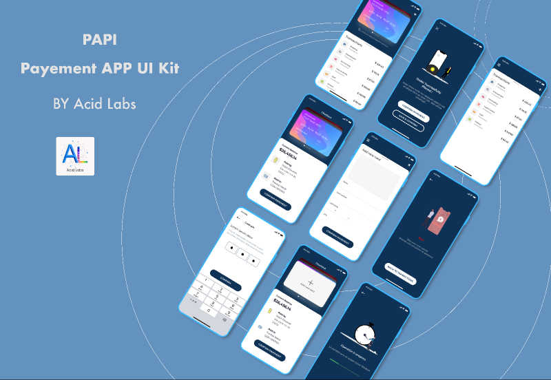 Payment UI papi Figma templates | UI4Free
