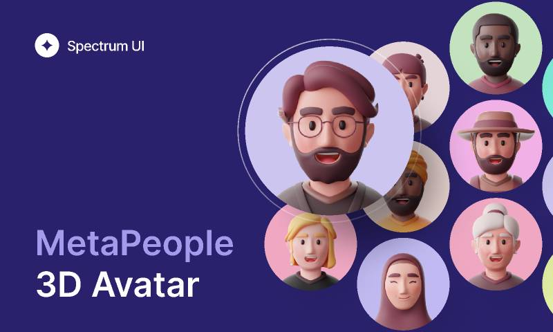 People 3D Avatar Figma Ui Kit | UI4Free