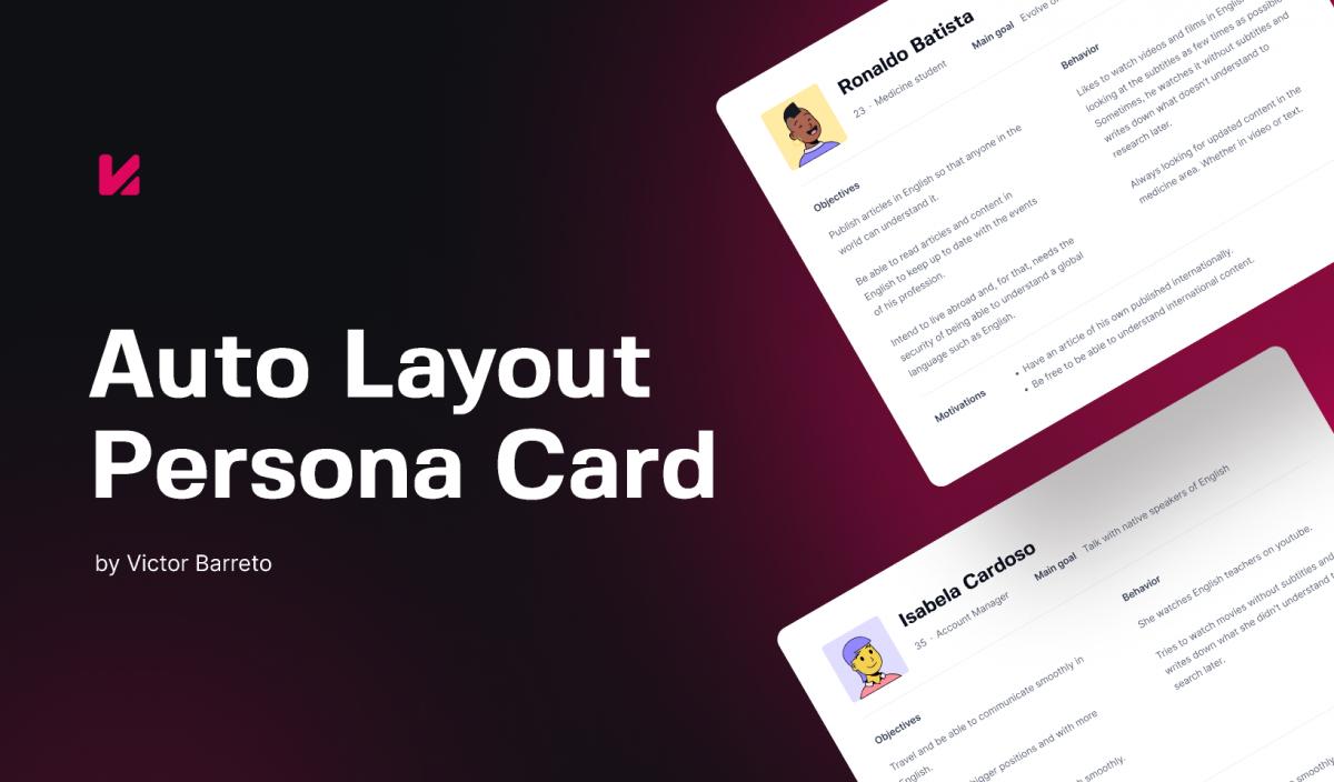 Persona Card Figma - Ui4free.com