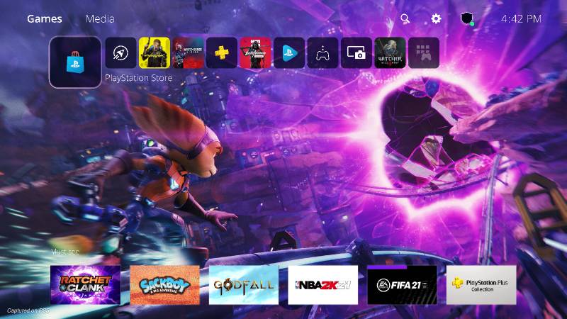 Plastation 5 Interface (BETA) | UI4Free