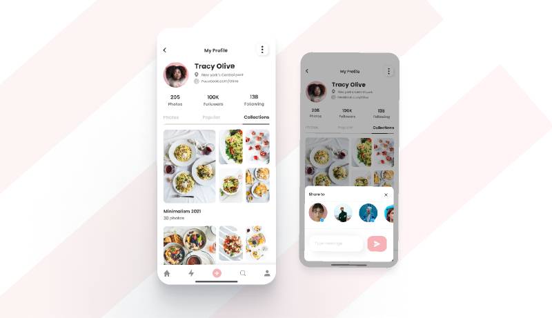 Pop-up Figma Mobile App Template | UI4Free