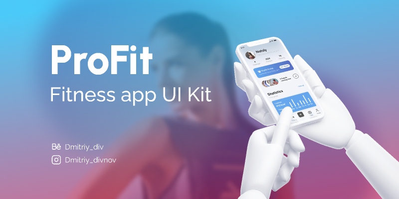 ProFit - Fitness App UI Kit Free Download | UI4Free