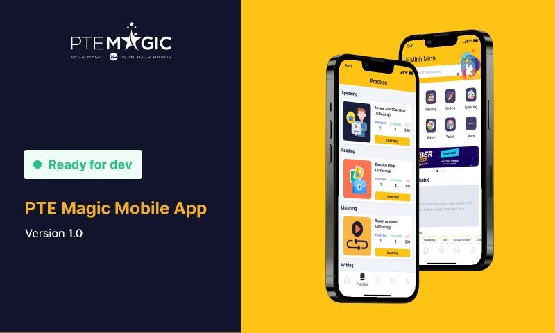 PTE Magic Figma Mobile Resource | UI4Free