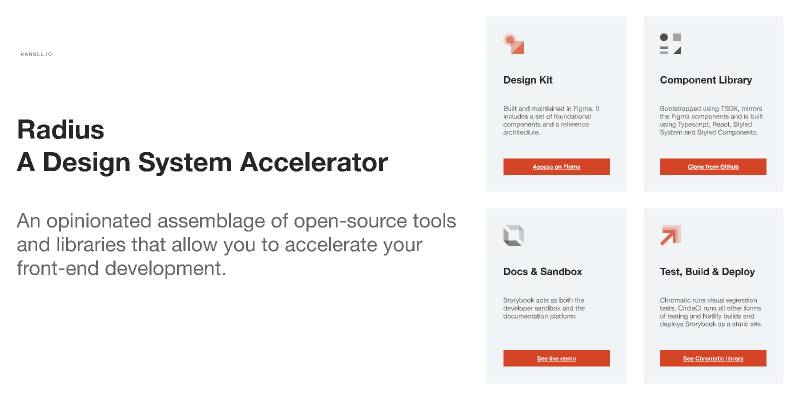 Radius Design System figma | UI4Free