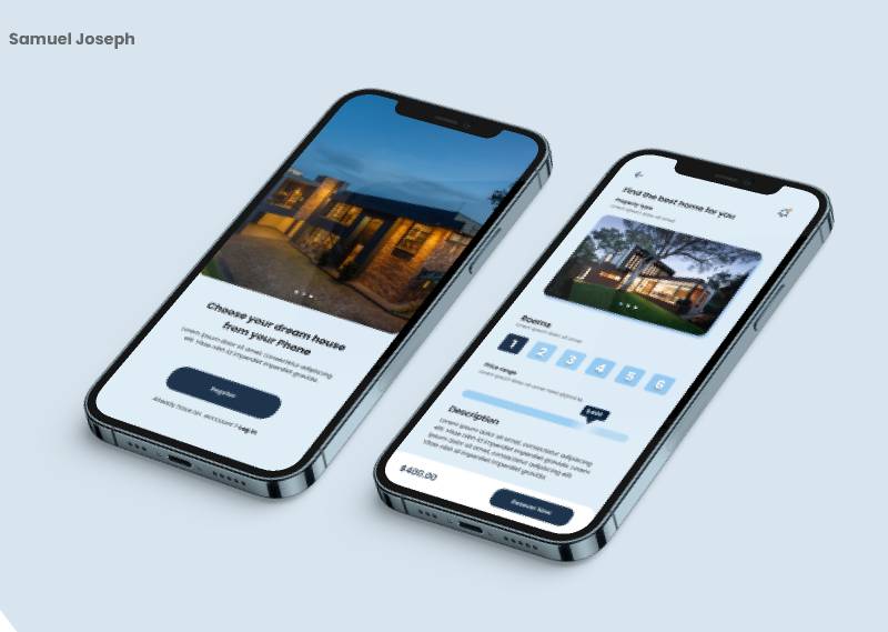 Real Estate Mobile App | UI4Free