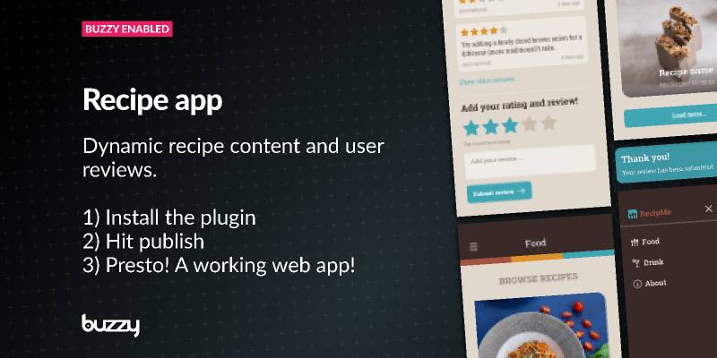 Recipe app - Figma Mobile Template | UI4Free