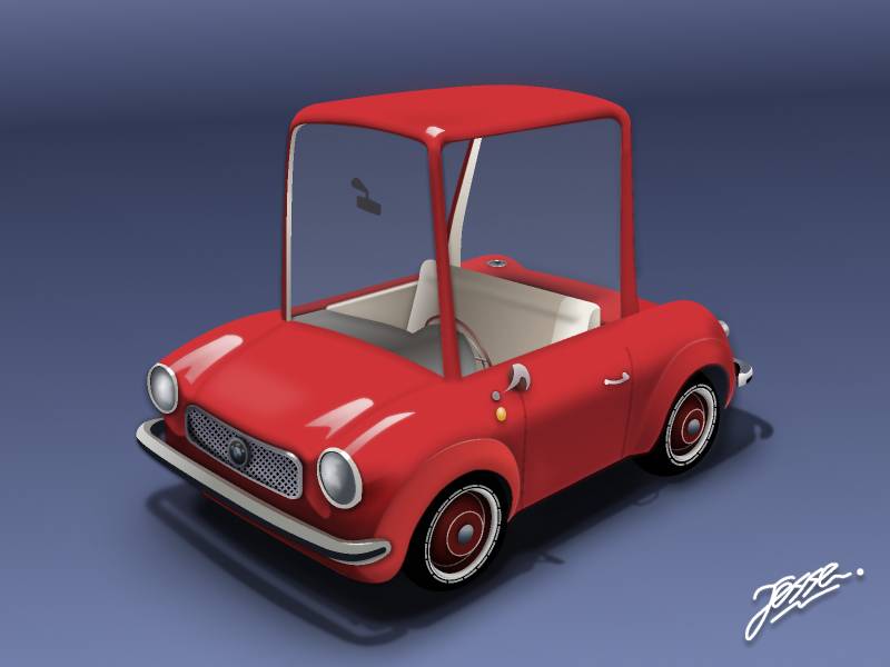 RED CAR FIGMA DESIGN | UI4Free