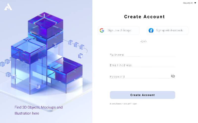 Register Page - Figma Material Design | UI4Free