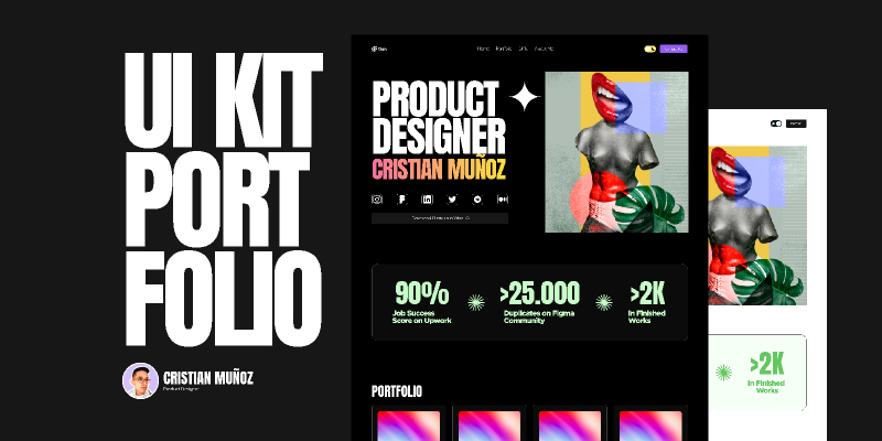 Responsive Landing Page Template Figma UI Kit | UI4Free