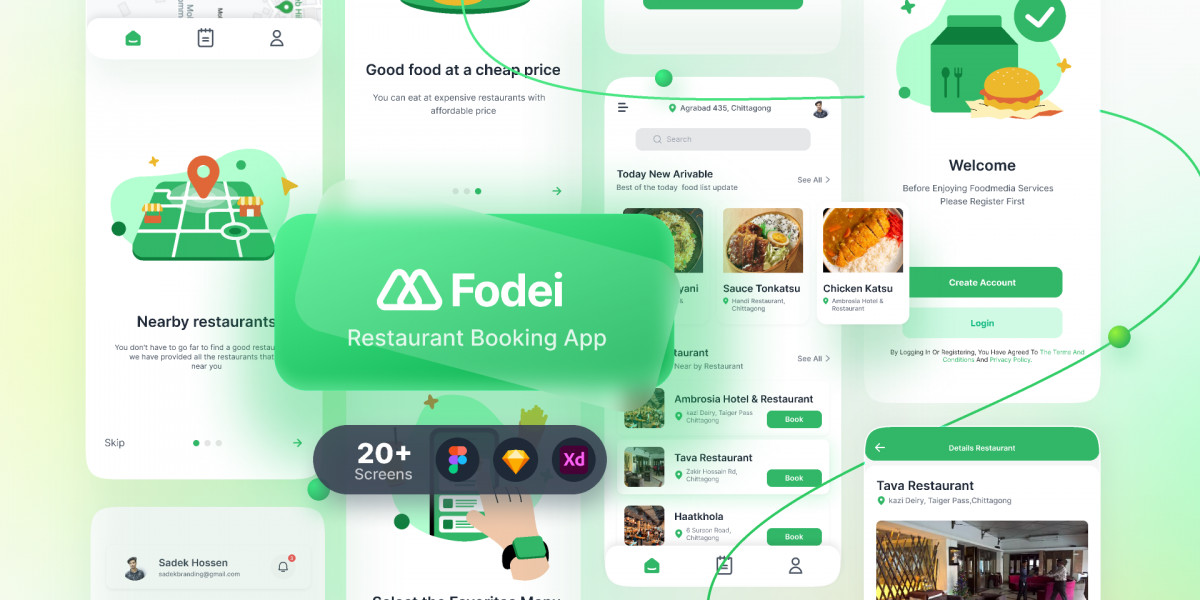 Restaurant Booking Uikit Free | UI4Free