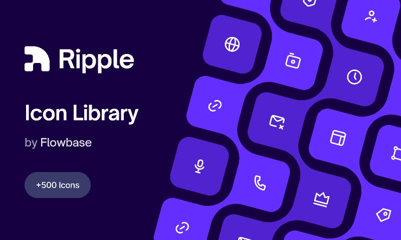 Ripple Icon Library | UI4Free