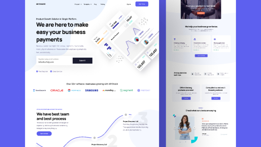 Download for free 1150+ excellent Figma Website Templates in Ui4free ...
