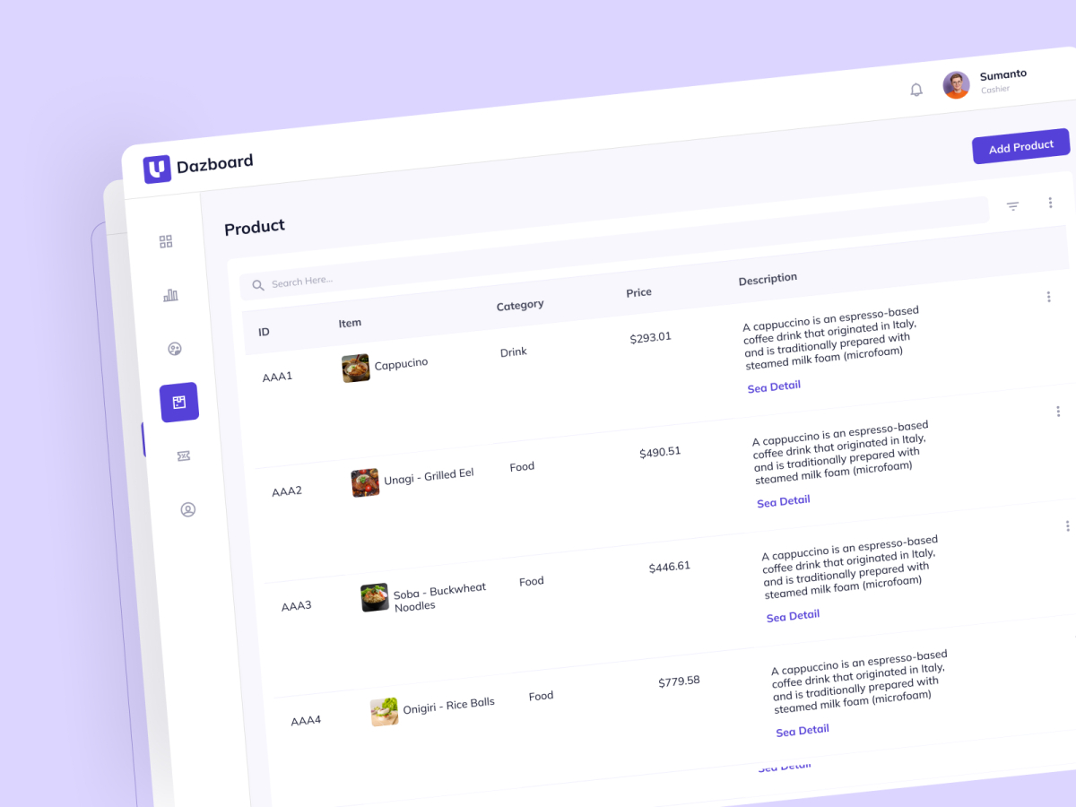 Sales Product UI Design | UI4Free