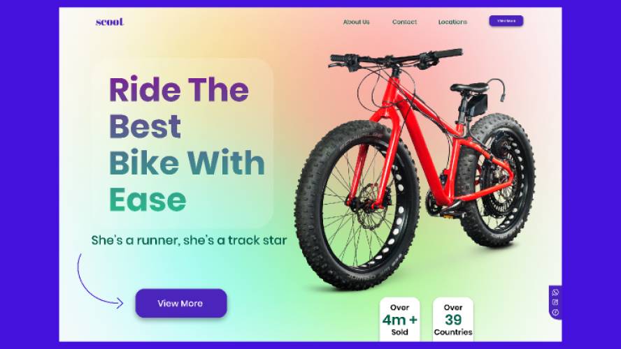 Download Another Simple Hero Section Figma Template - Ui4free.com