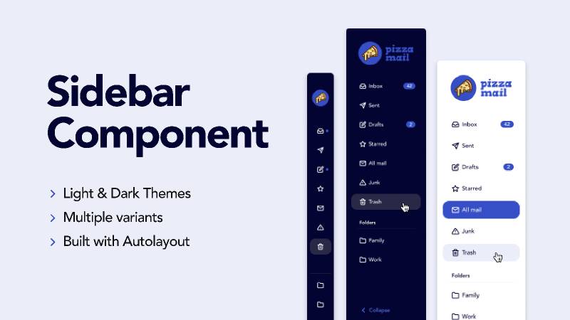 Sidebar Component | UI4Free