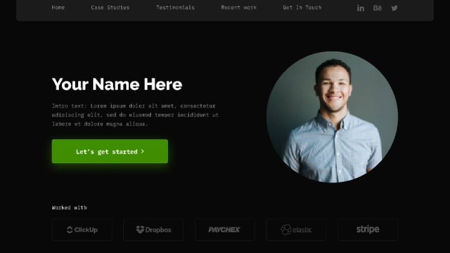 Figma Business Website Template - Ui4free.com