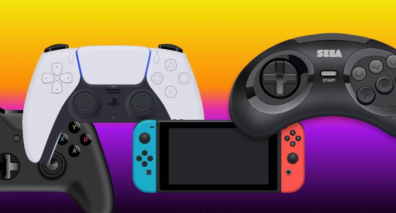 six-button controllers figma free | UI4Free