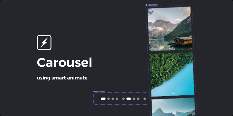 Smart Animate Carousel Figma Ui Kit | UI4Free