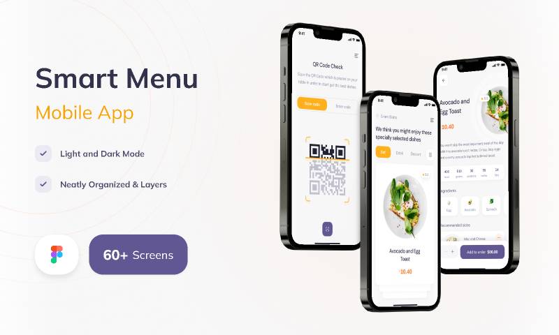 Smart Menu - Ui8 Figma Template | UI4Free