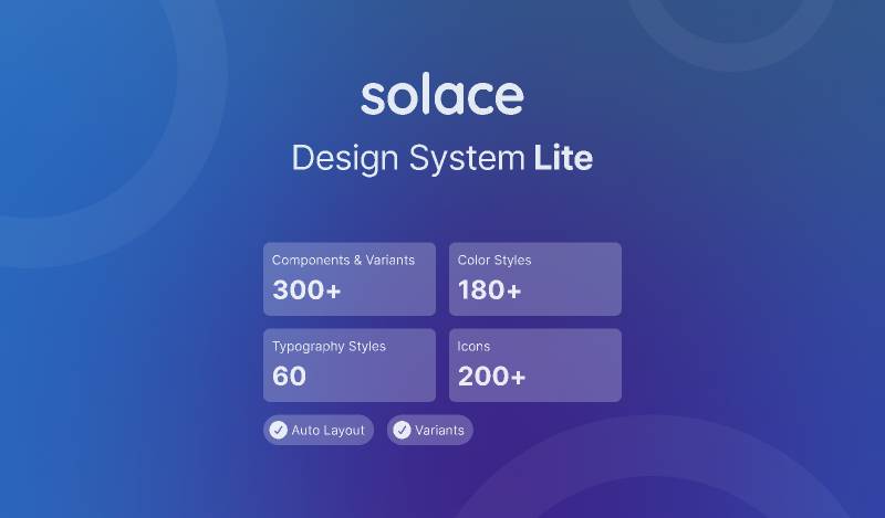 Solace Design System Lite Figma Template | UI4Free