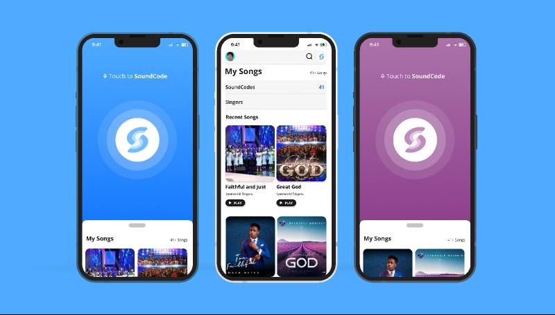 SoundCode Design Figma Template | UI4Free