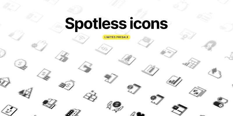 Spotless icons preview figma free download | UI4Free