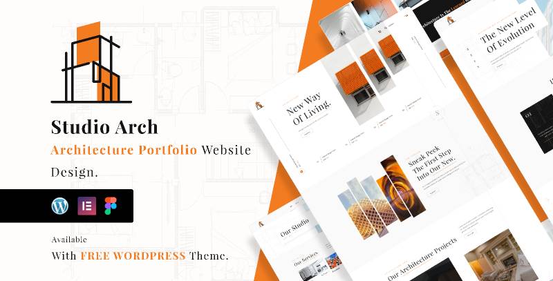 Studio Arch – Architects Figma Template | UI4Free