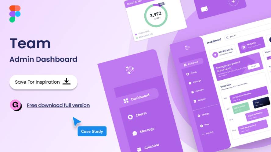 Download HR Team Tracking Figma Admin Dashboard - Ui4free.com