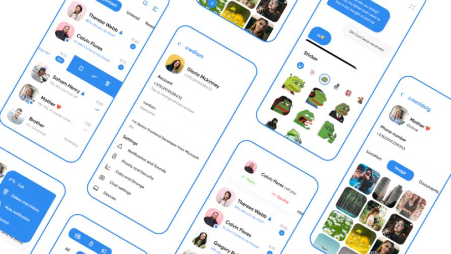 Mobile App UI Design Figma Template - Ui4free.com