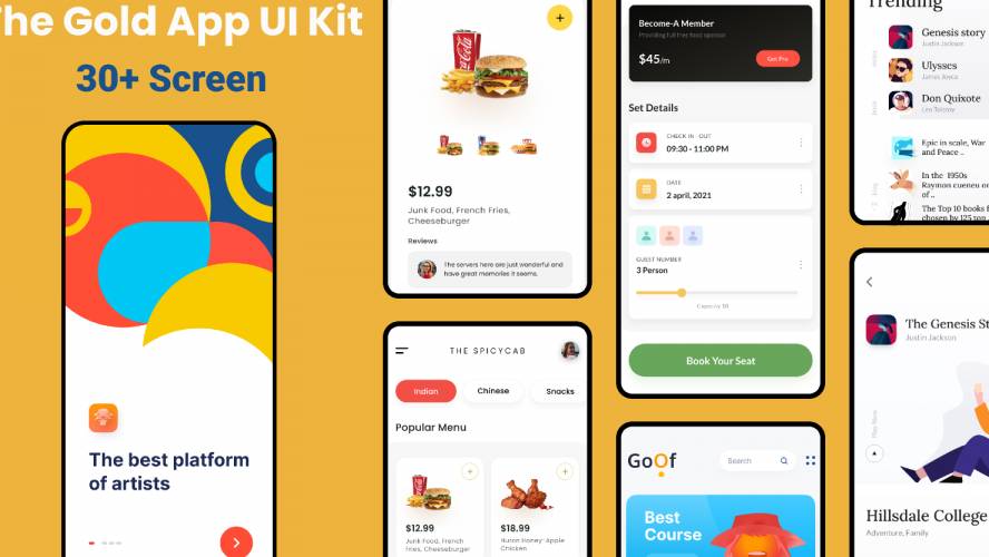 PlayDate 2022 Figma Mobile App - Ui4free.com