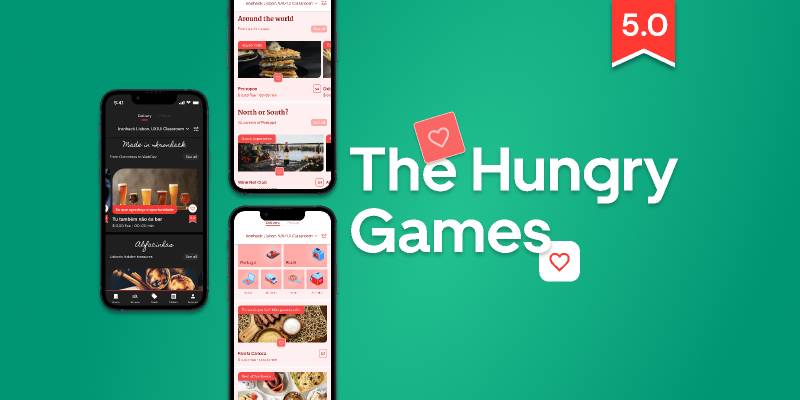 The Hungry Games Figma Food App | UI4Free