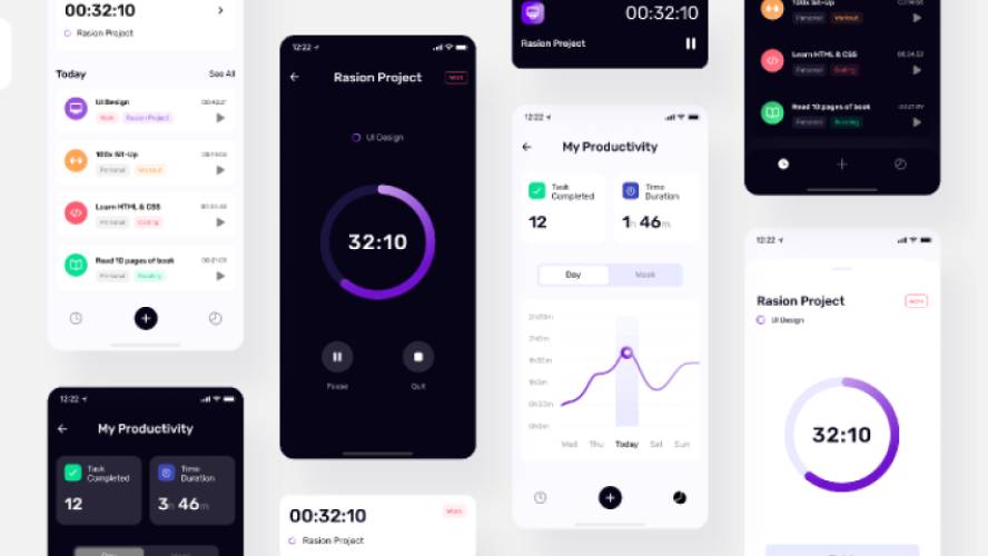 Drivers track screen Design Figma Template - Ui4free.com