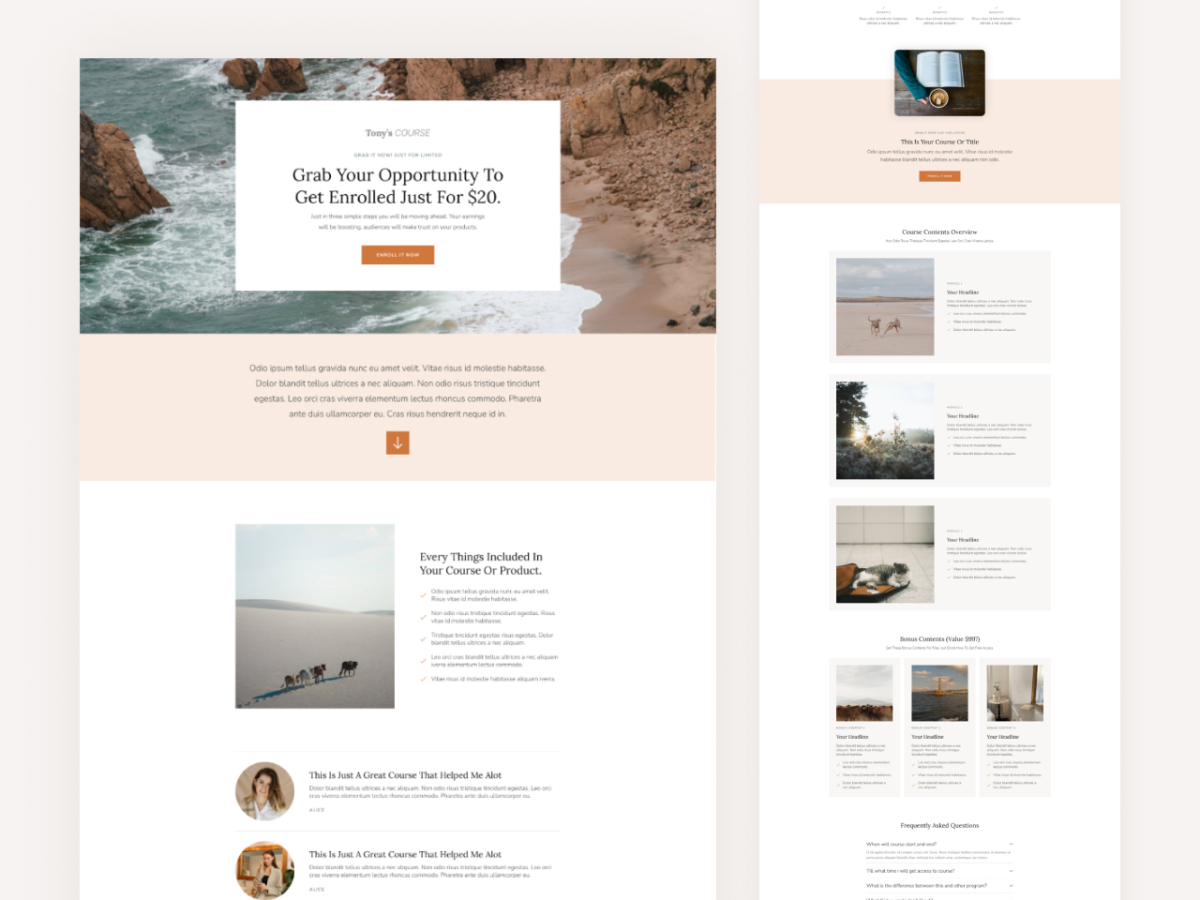 Figma Web Design Template | UI4Free