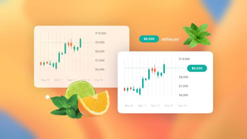 Trading Chart Figma Ui Kit - Ui4free.com