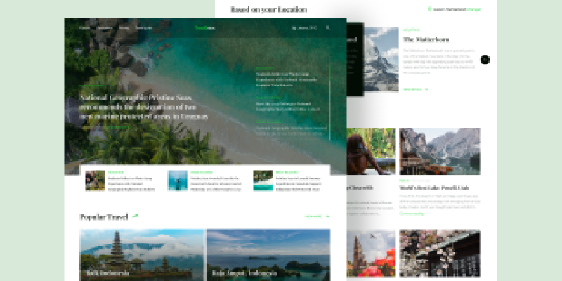Travanex - Travel Landing Page Figma Website Template | UI4Free