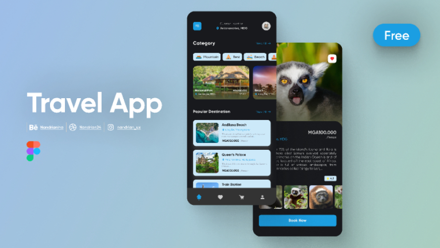 Quiz Template for Mobile Figma Free Download - Ui4free.com